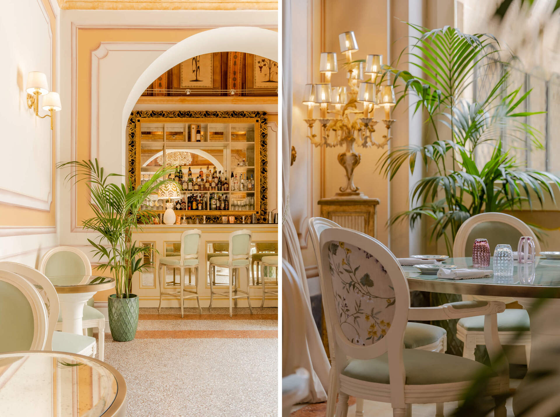 Soft furnishings and custom upholstery of Palazzo Parisio - Interior ...